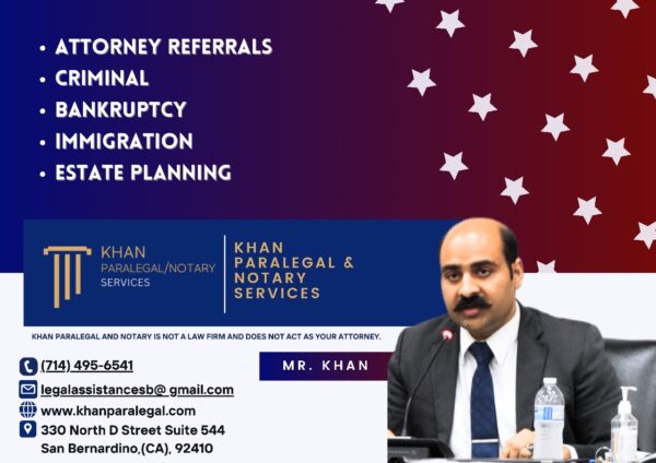 Khan Paralegal and Notary